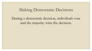 Decision making strategies | PPTX