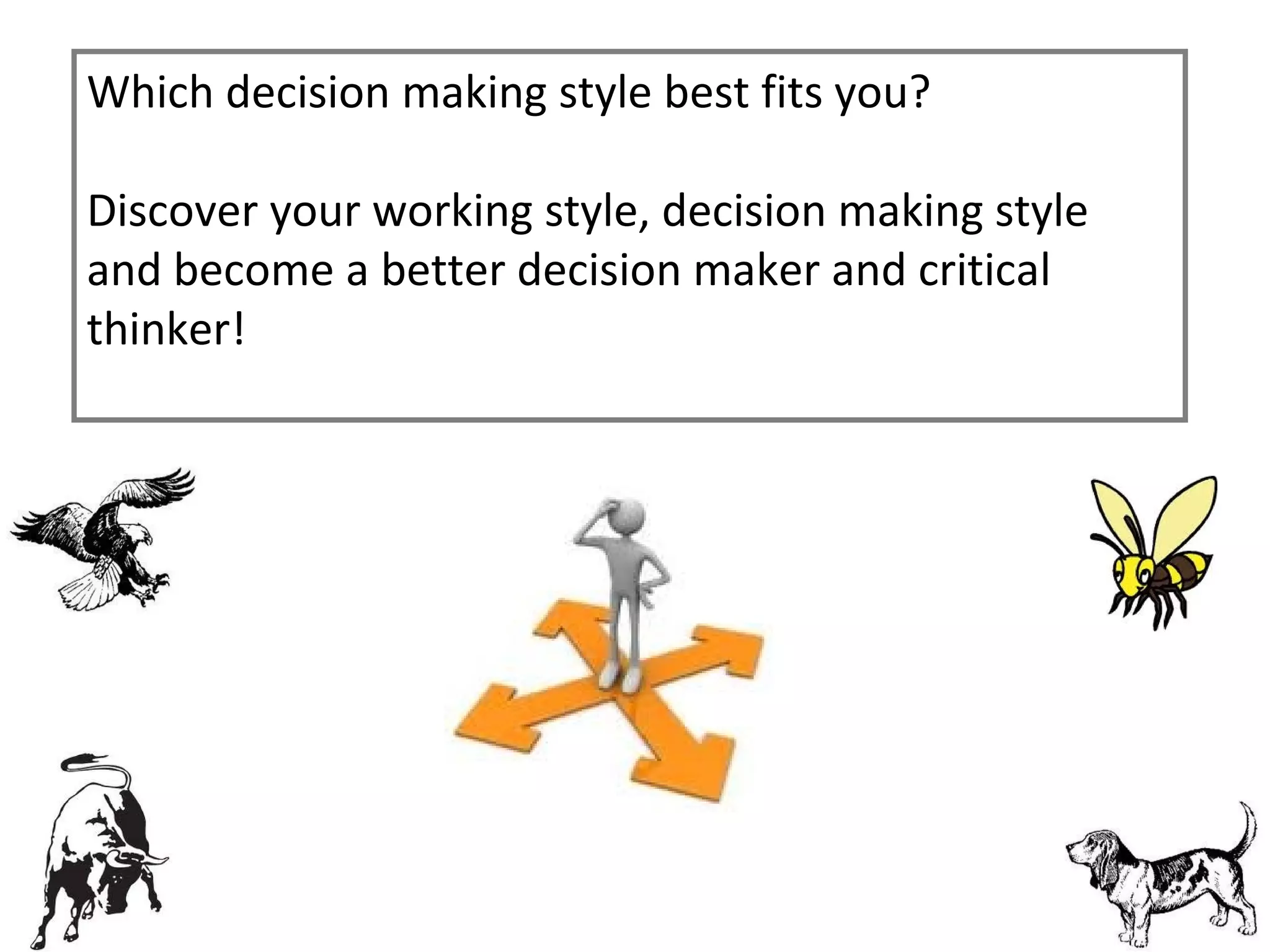 Decision making styles | PPT