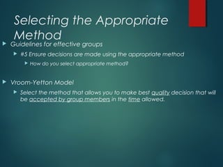 Decision making team beruang | PPT