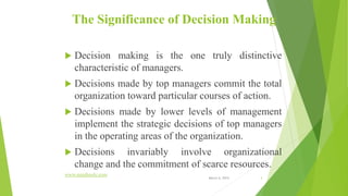 Decision making techniques | PPTX