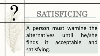 Decision making techniques values 10 | PPT