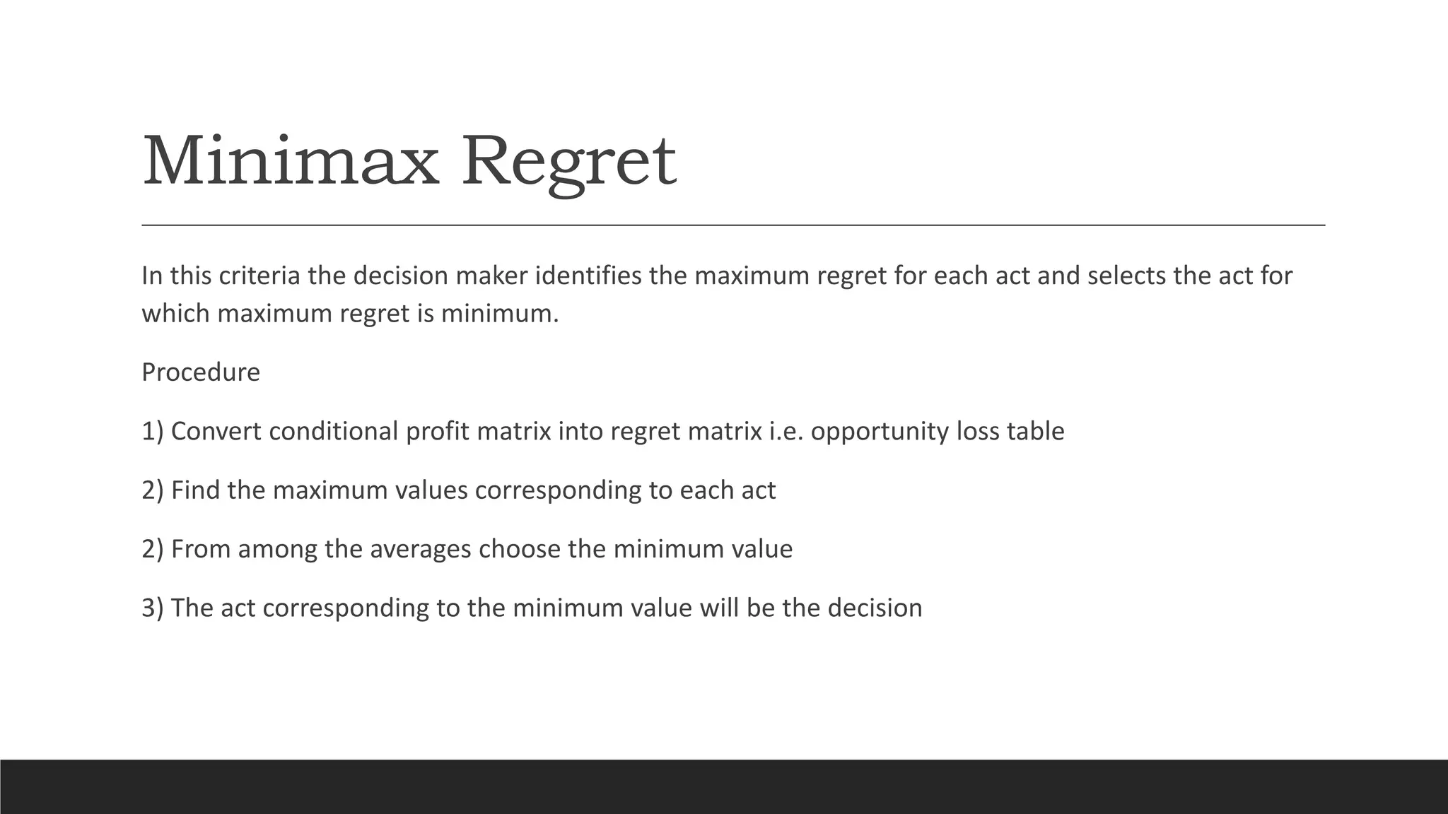 Decision making under uncertainty | PPTX