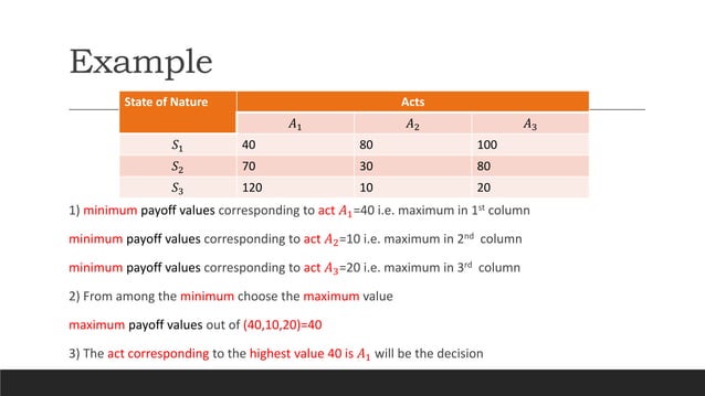 Decision Making Under Uncertainty Pptx Business Accounting