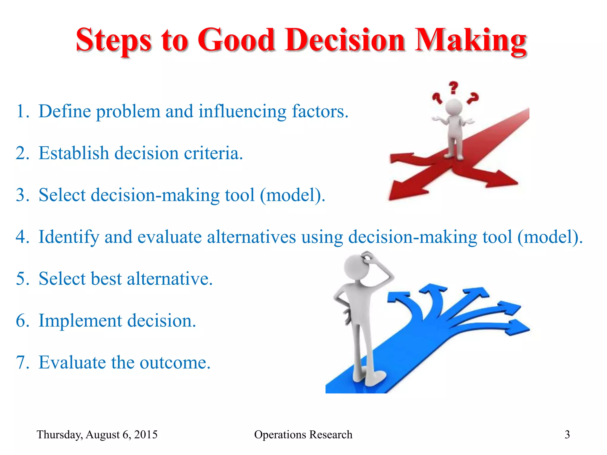 Decision making under uncertaionity | PPTX