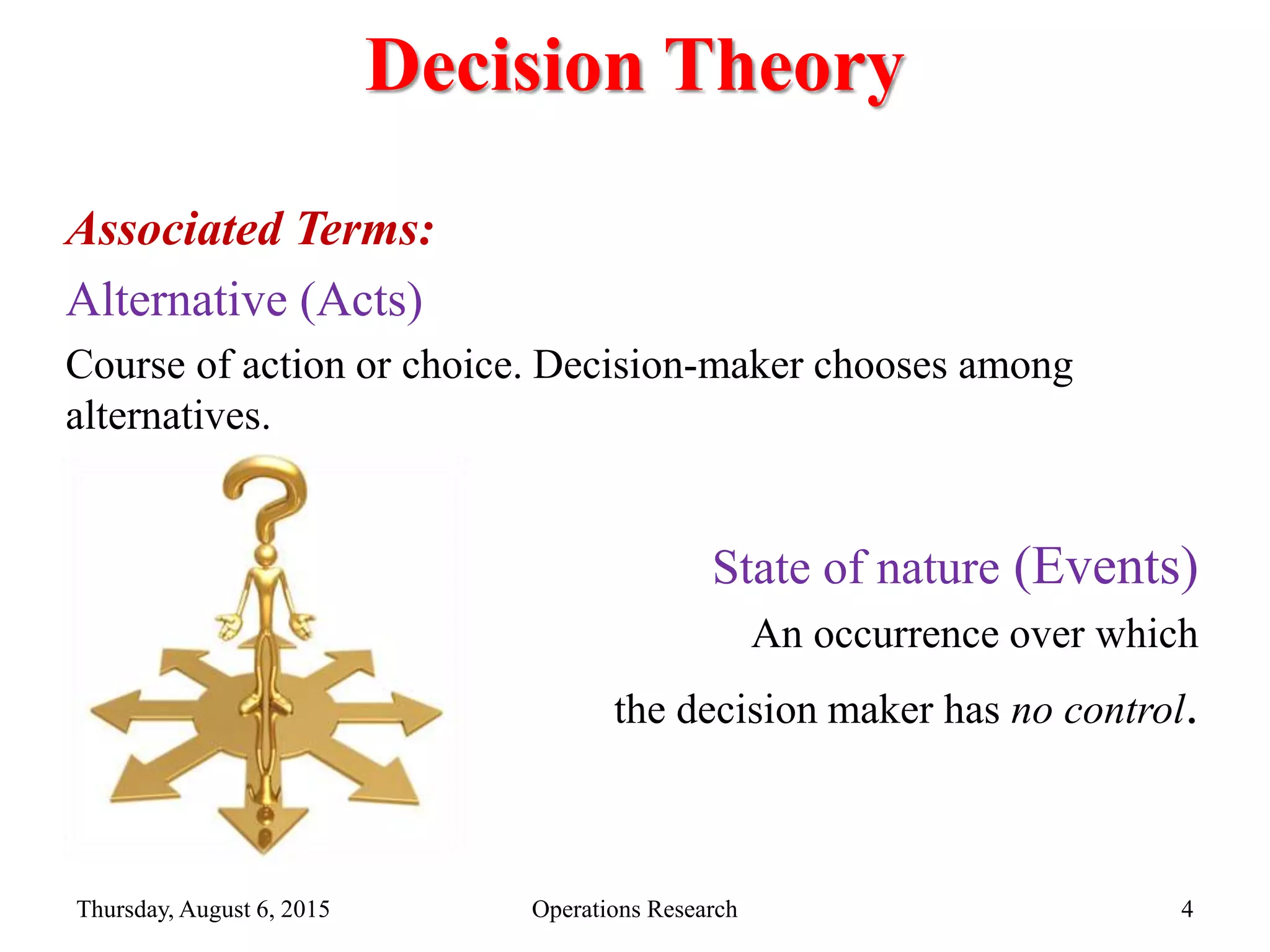 Decision making under uncertaionity | PPTX
