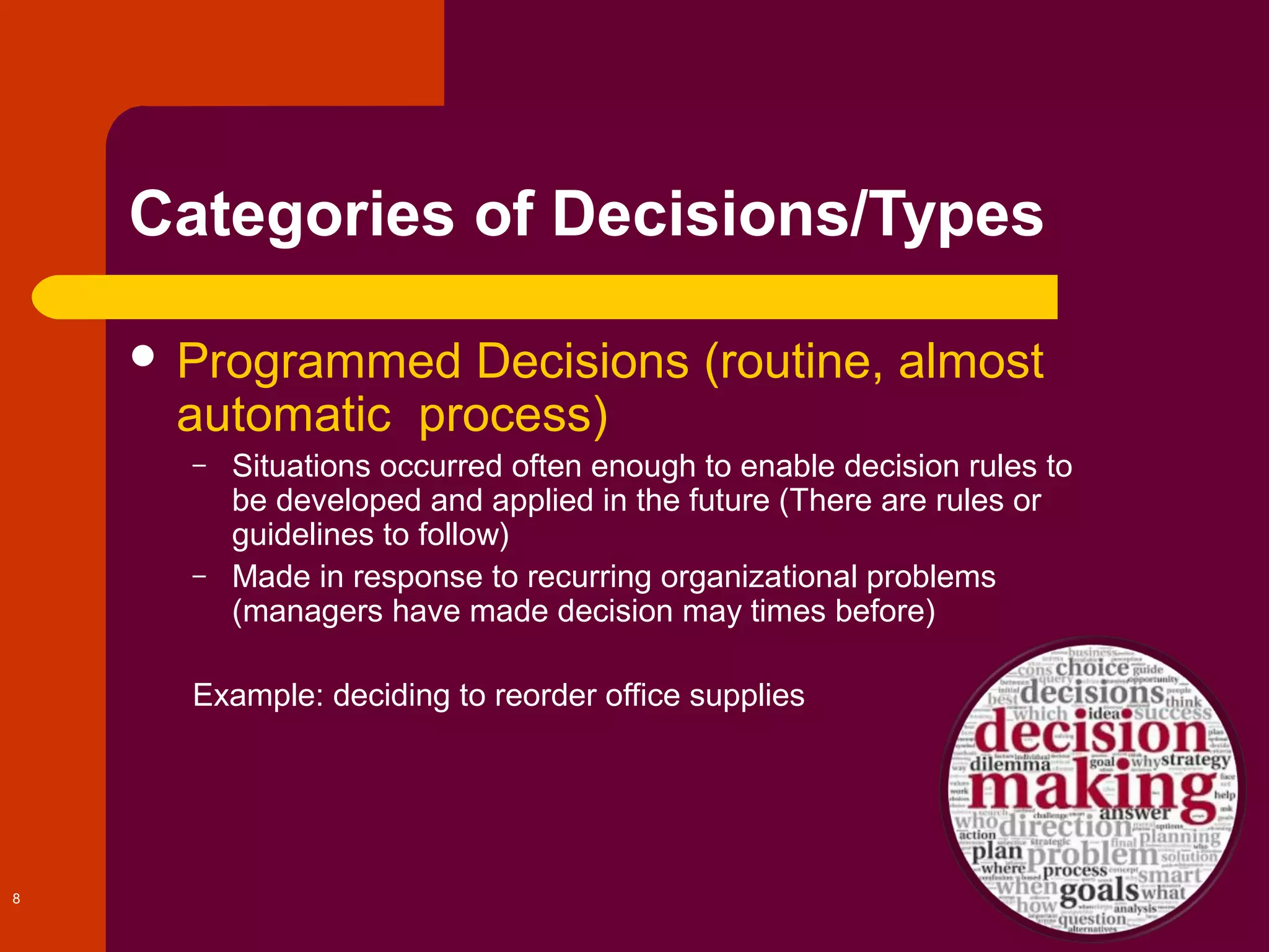 Decision making | PPT