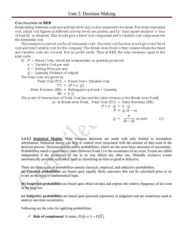 Decision making | PDF