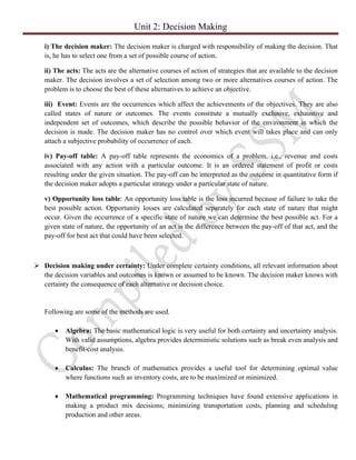 Decision making | PDF