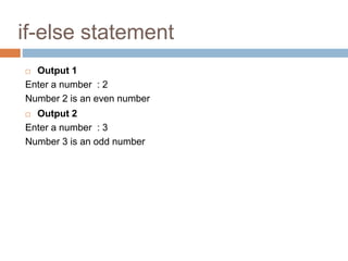 Decision making using if statement | PPT