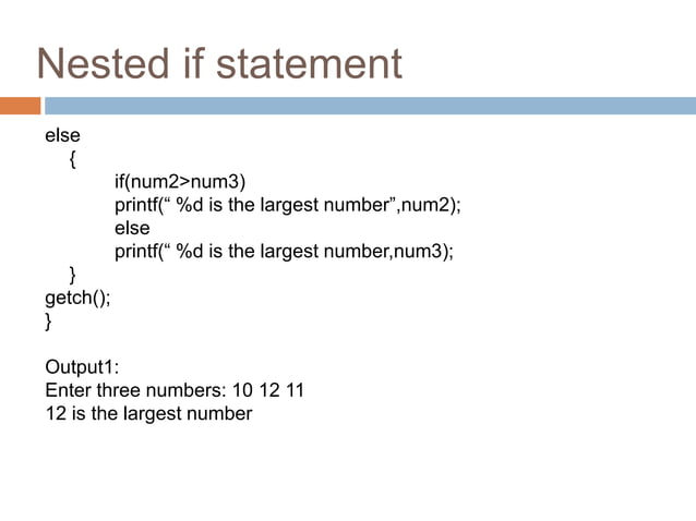Decision making using if statement | PPT