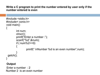 Decision making using if statement | PPT