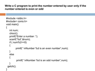 Decision making using if statement | PPT