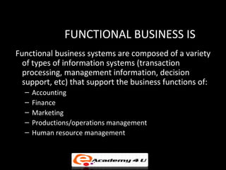 Decision making with information system | PPT