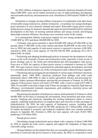 DECISION Approving the national power development plan for the period ...
