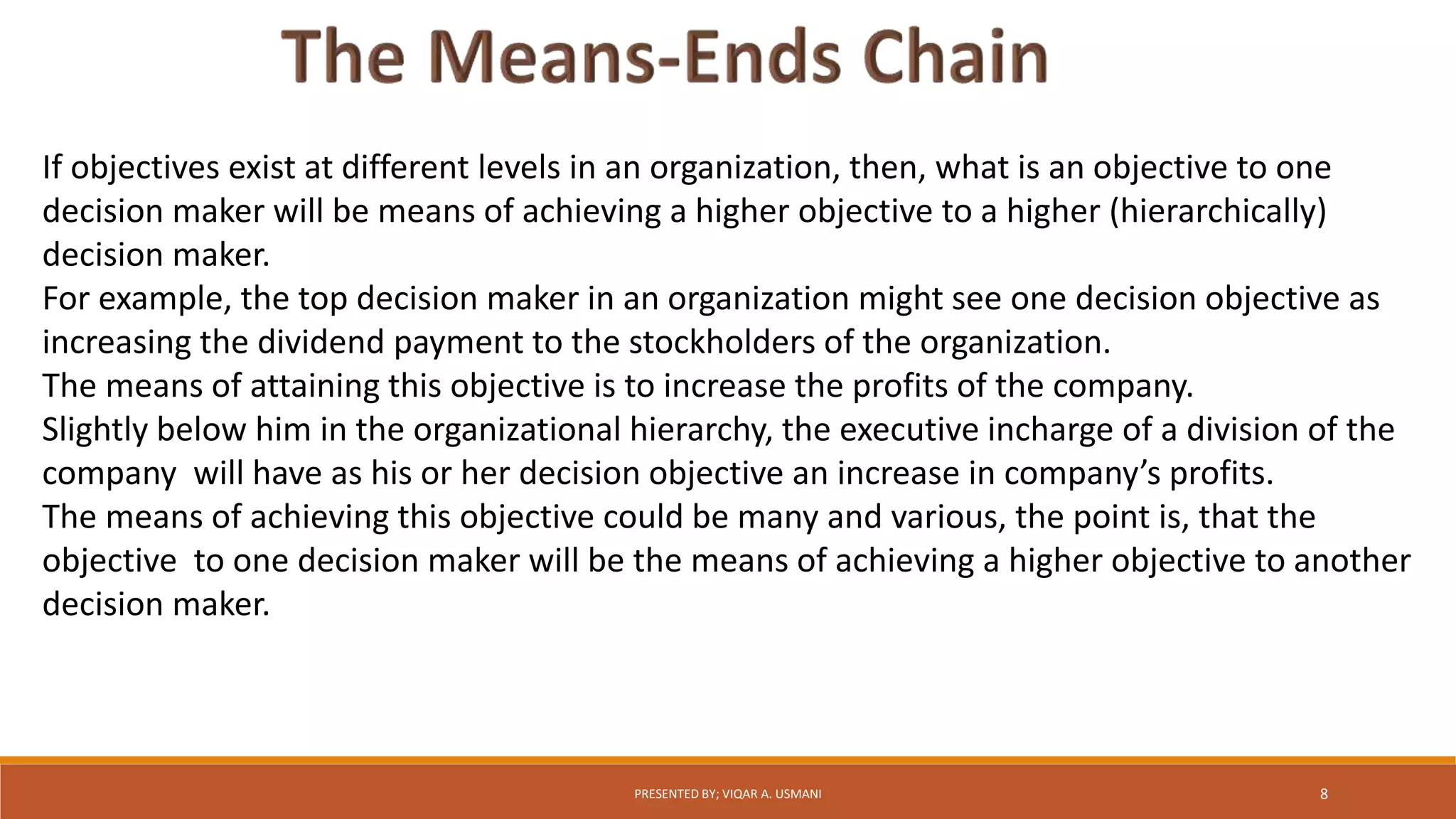 Decision objectives | PPTX