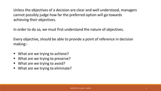 Decision objectives | PPT