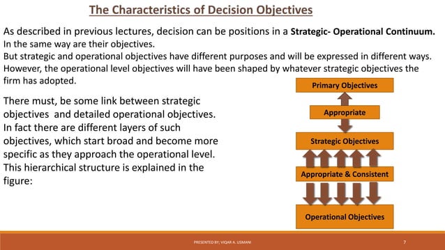 Decision objectives | PPT