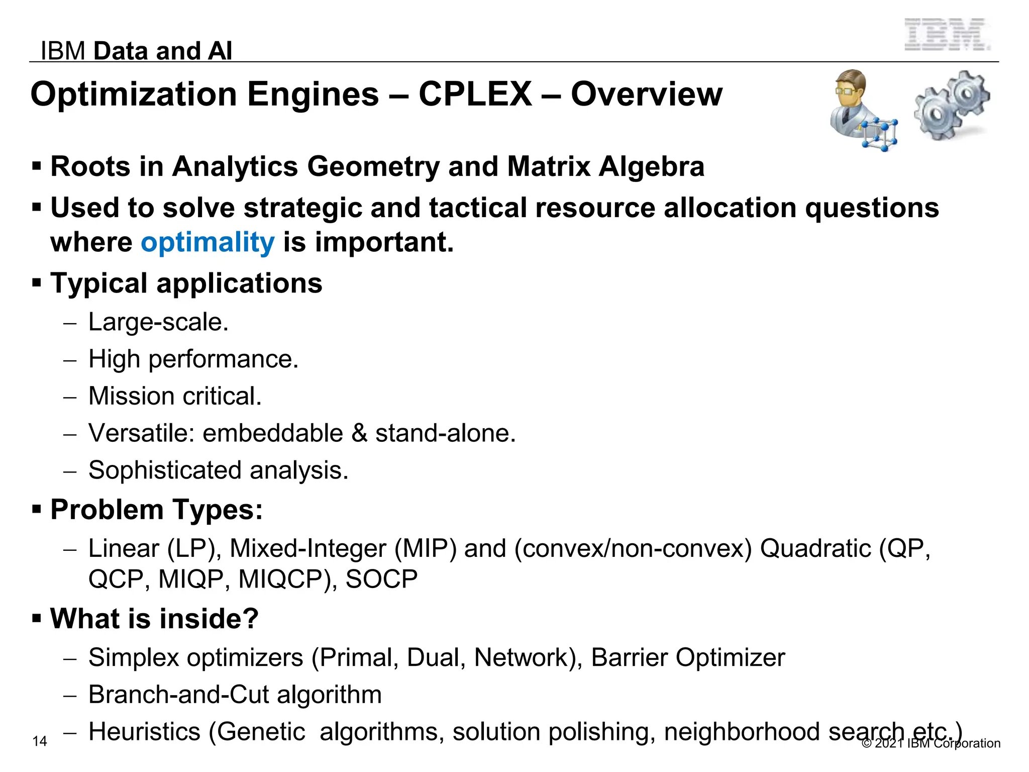 Decision Optimization - CPLEX Optimization Studio - Product Overview(2).PPTX