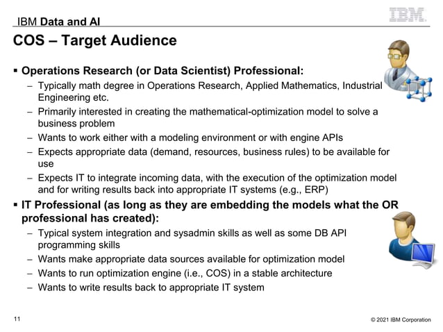 Decision Optimization - CPLEX Optimization Studio - Product Overview(2 ...