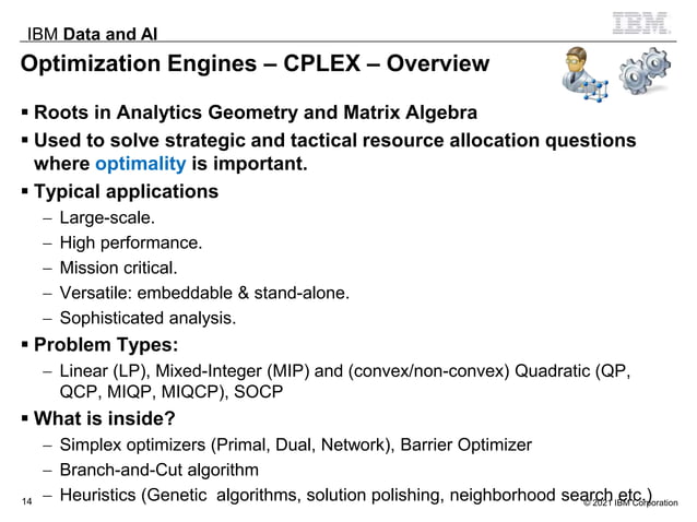 Decision Optimization - CPLEX Optimization Studio - Product Overview(2).PPTX | Free Download
