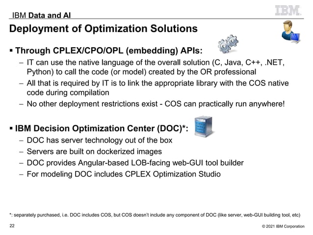 Decision Optimization - CPLEX Optimization Studio - Product Overview(2).PPTX | Free Download