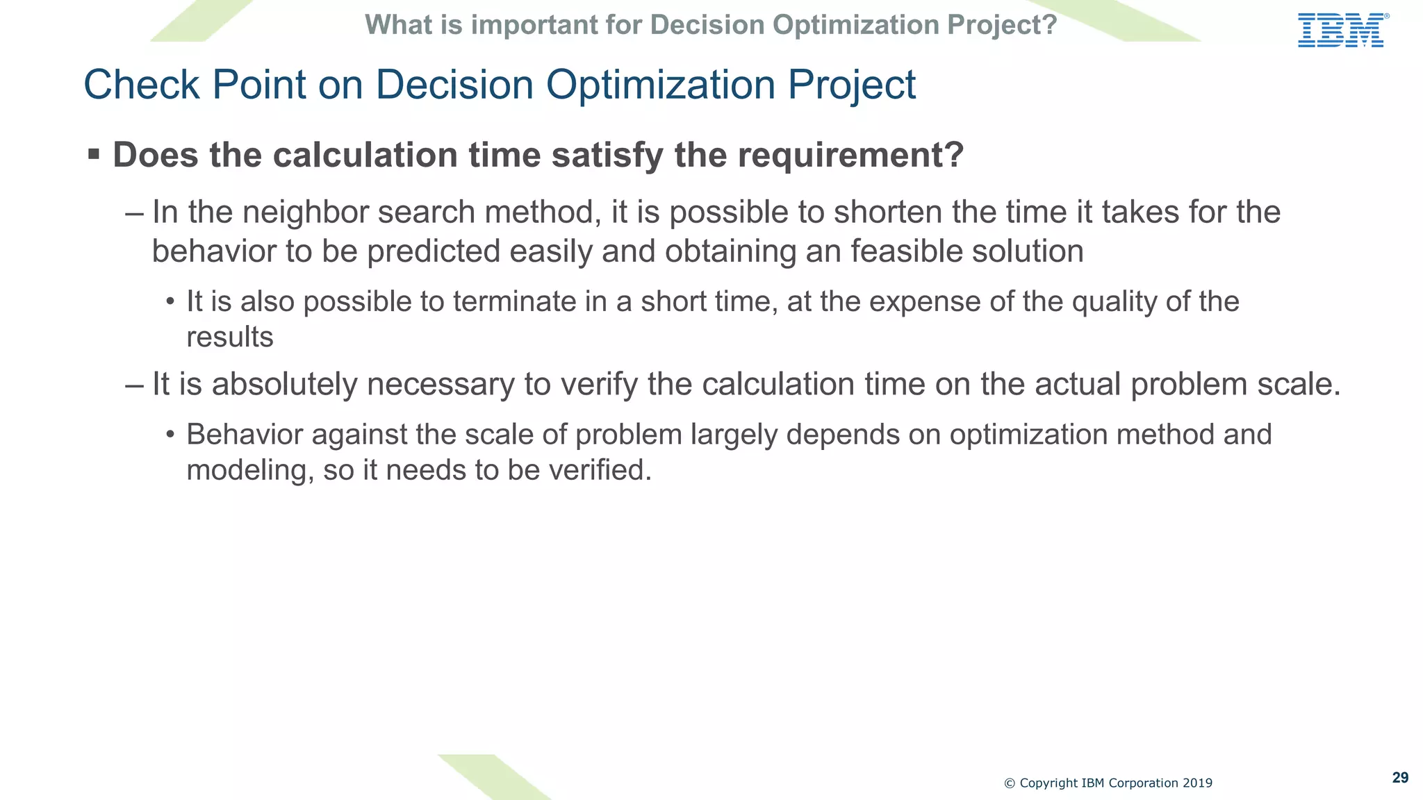 Decision optimization how to carry projects | PPT