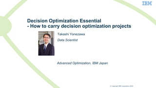 Decision optimization how to carry projects | PPT