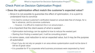 Decision optimization how to carry projects | PPT