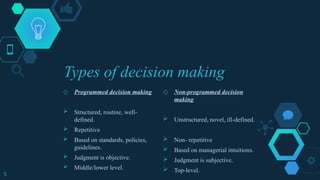 Decision process in Healthcare Management.pptx