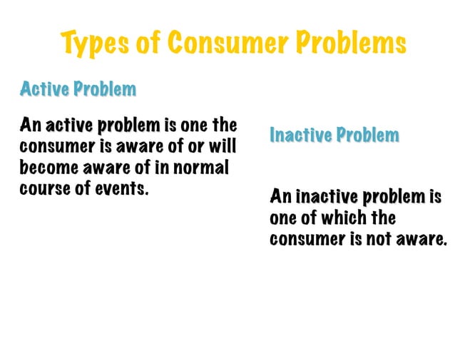 Decision process & problem recognition | PDF | Consumer Issues | Business