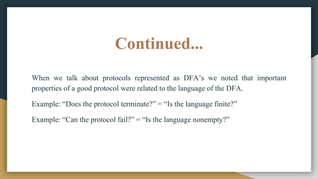Decision properties of reular languages | PPTX
