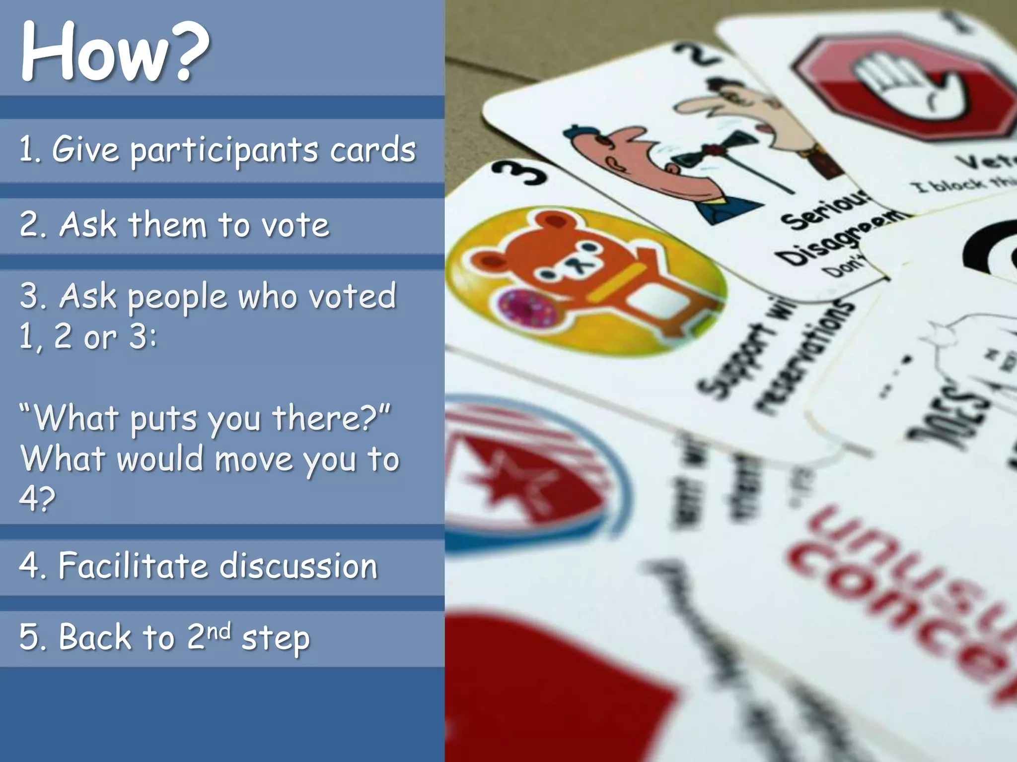 Agreement Gradients with Cards | PPT