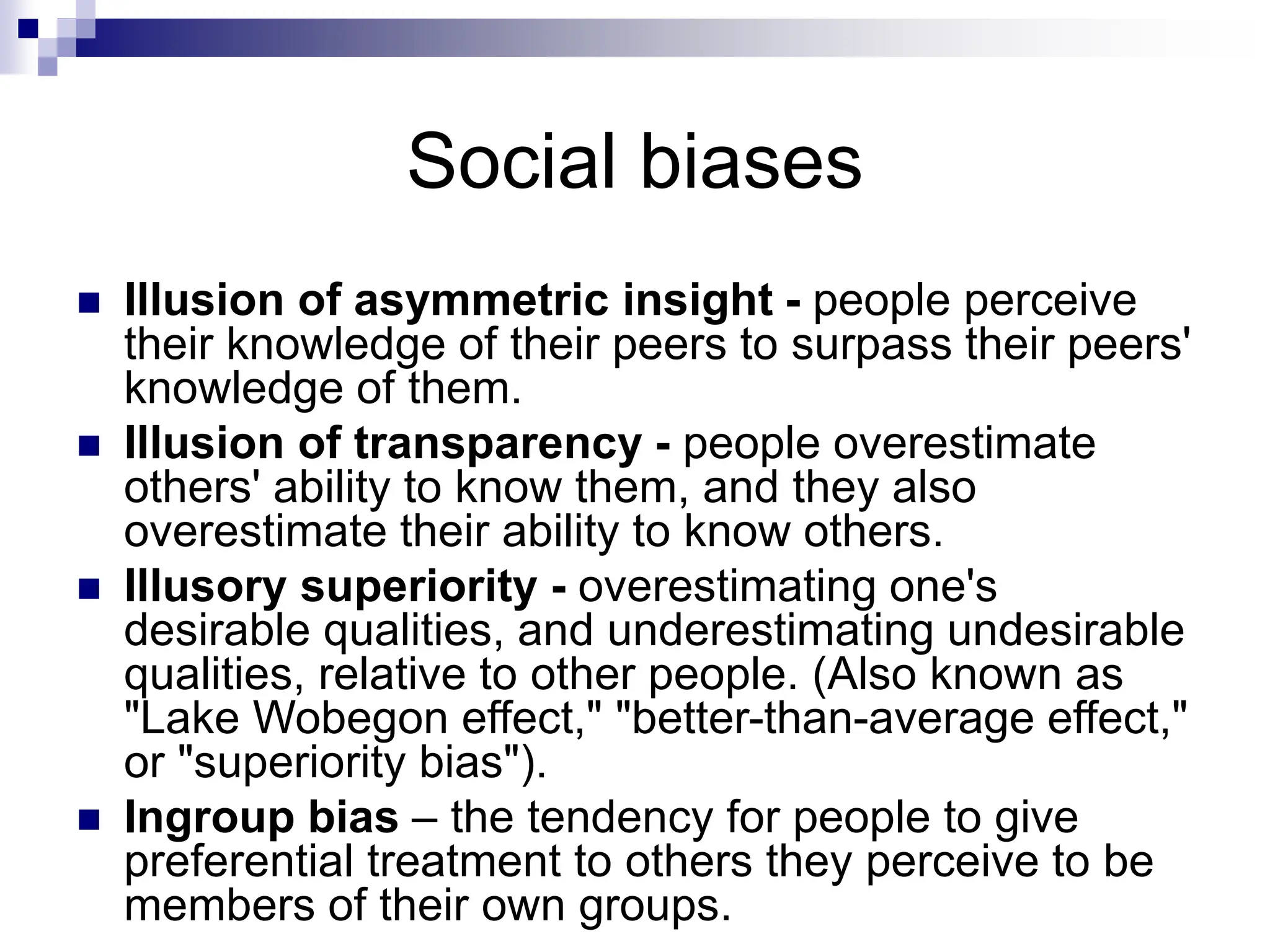 decisions - cognitive biases.ppt