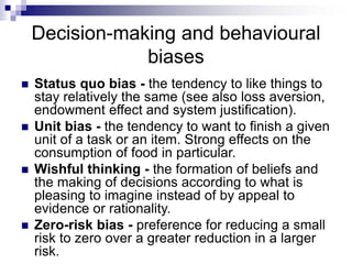 decisions - cognitive biases.ppt