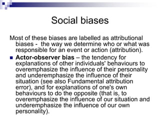 decisions - cognitive biases - Sunil Gupta | PPT