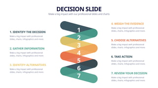 Decision Slides for General Use and Application | PPTX