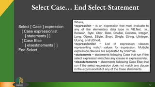 Decision statements | PPTX