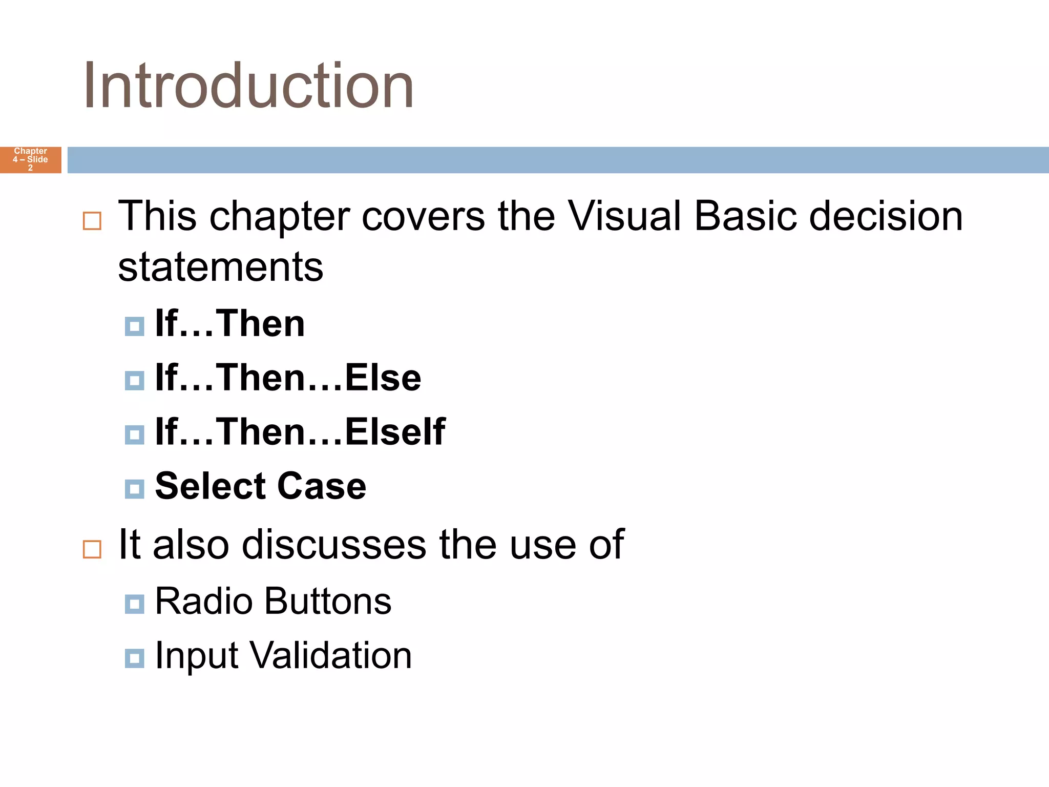 Decision structures chpt_5 | PPTX