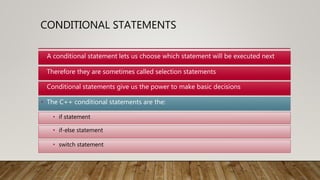 Understand Decision structures in c++ (cplusplus) | PPT