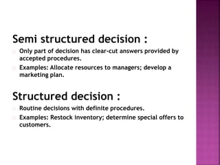 Decision supporting system | PPTX