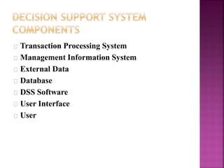 Decision supporting system | PPTX