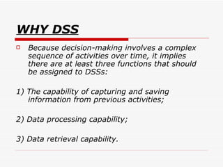 Decision Support System | PPT