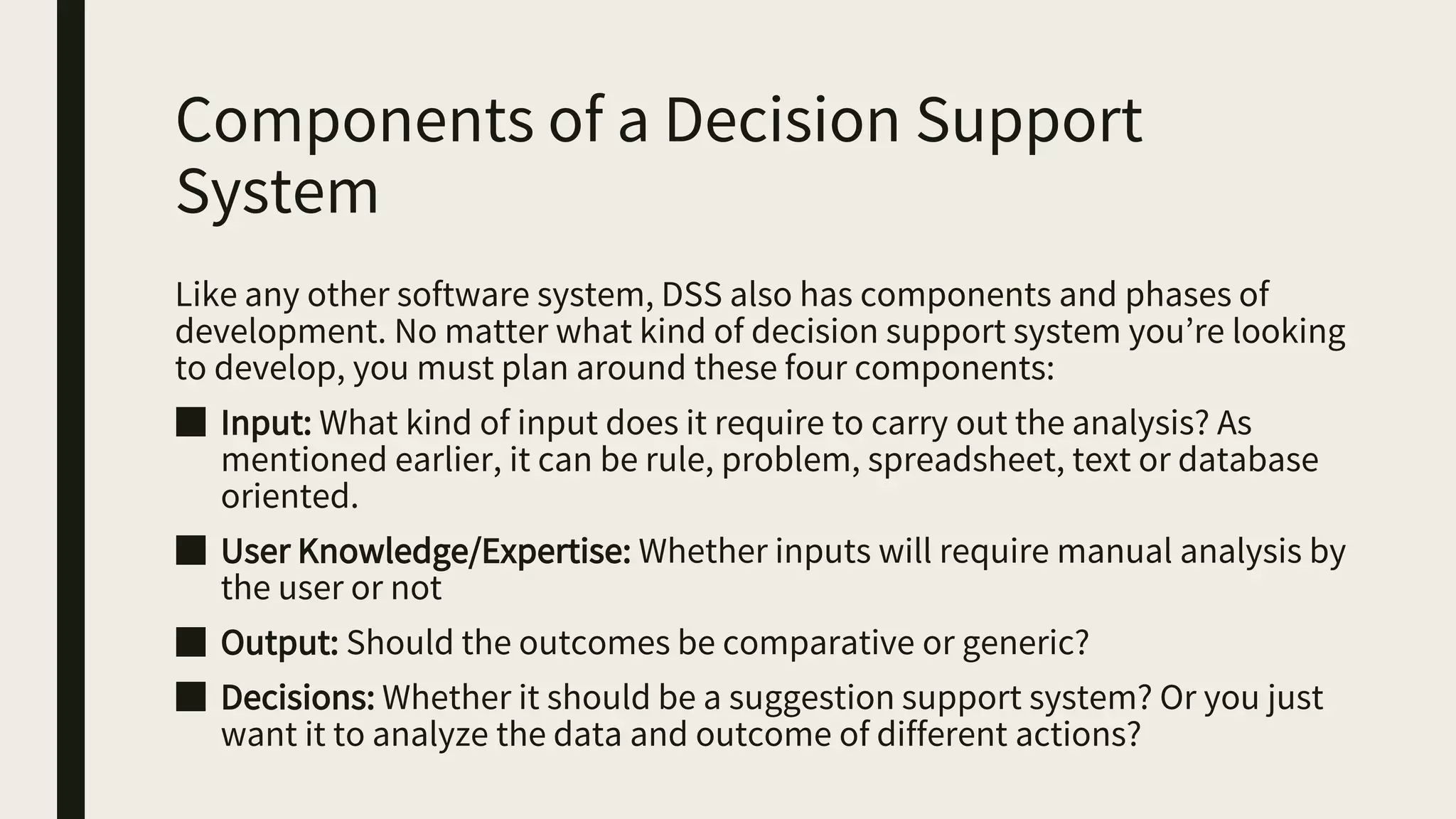 Decision support system-MIS | PPTX
