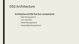 Decision support system-MIS | PPTX