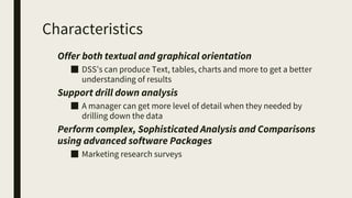 Decision support system-MIS | PPT