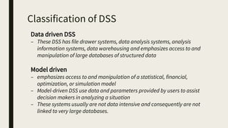 Decision support system-MIS | PPT