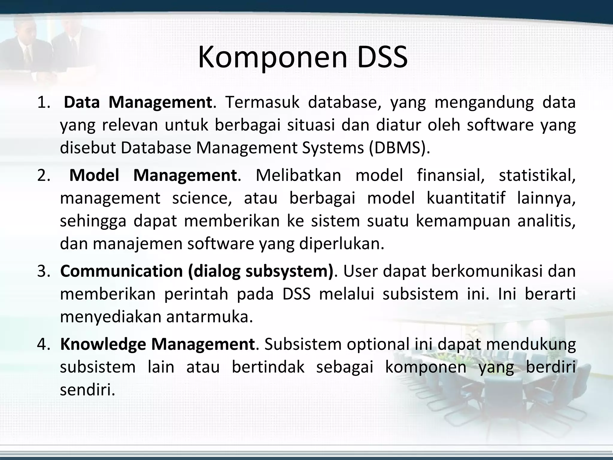 Decision Support System | PPT