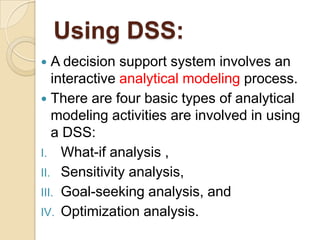 Decision support system | PPTX