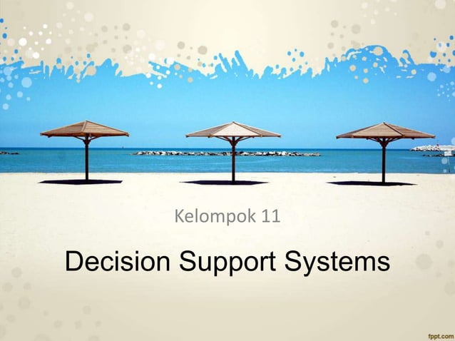 Decision support system | PPTX