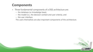 Decisionsupportsystem | PPT